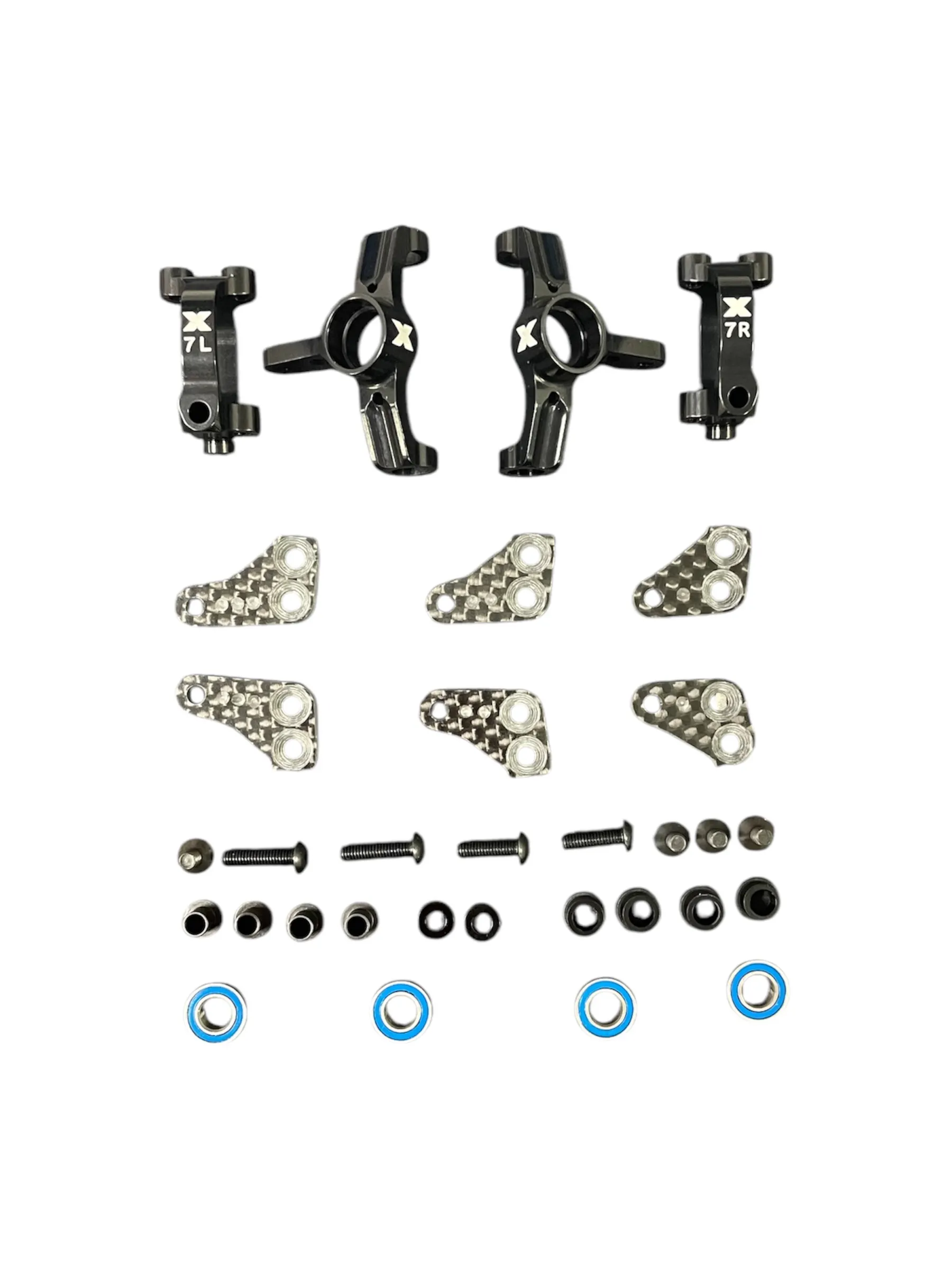 Team Xray #XR360901 - XRAY ALU STEERING BLOCKS & 7° C-HUBS ...