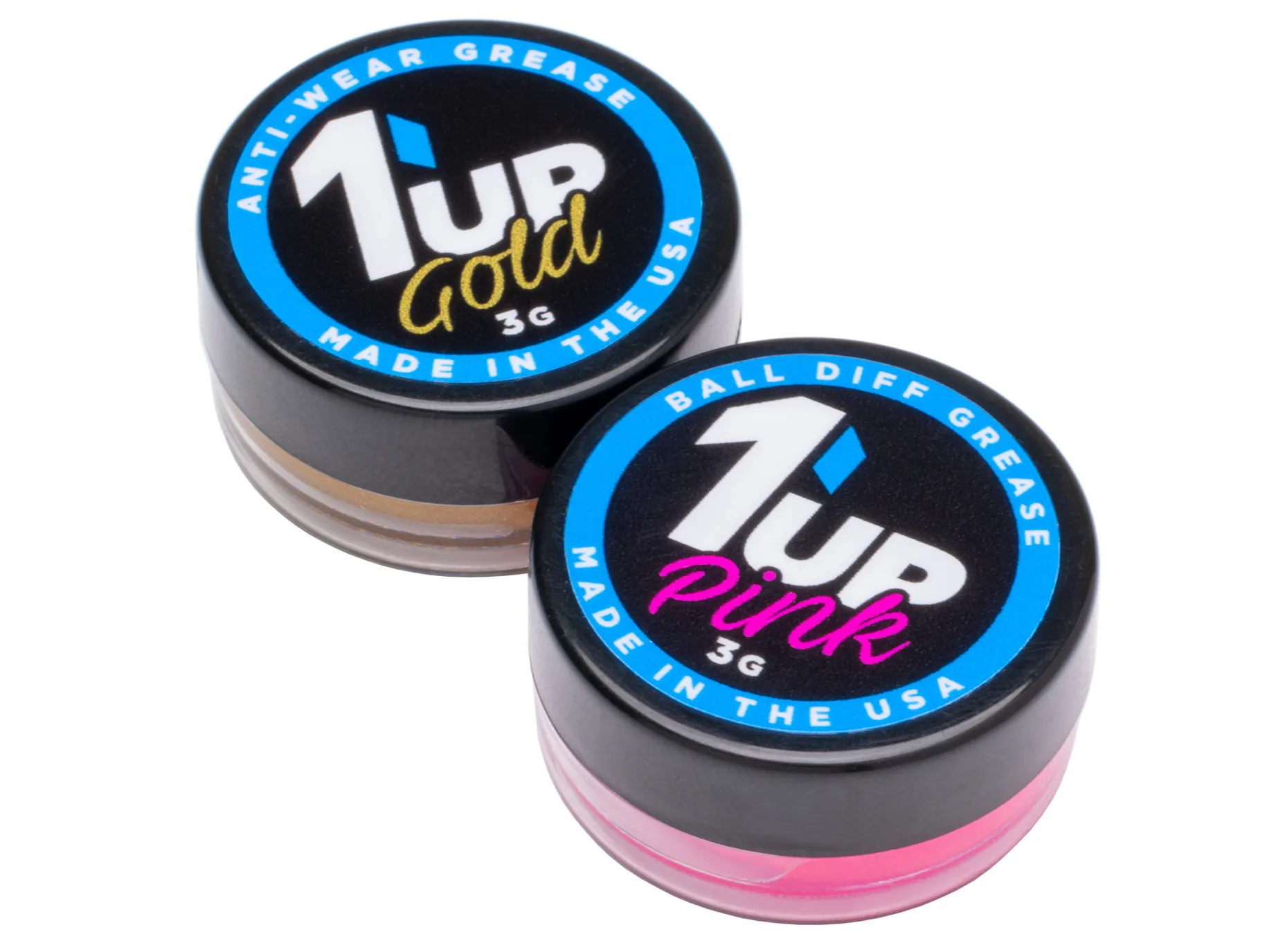 NEW #1U-120504 - 1up Pro Ball Diff Grease Set - Includes Gold & Pink